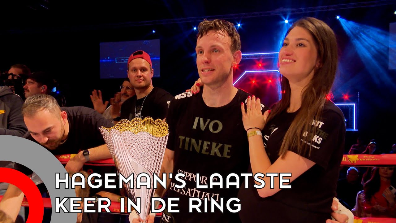 Robbie Hageman wint in de ring, maar hij wil ook strijd tegen kanker winnen - YouTube