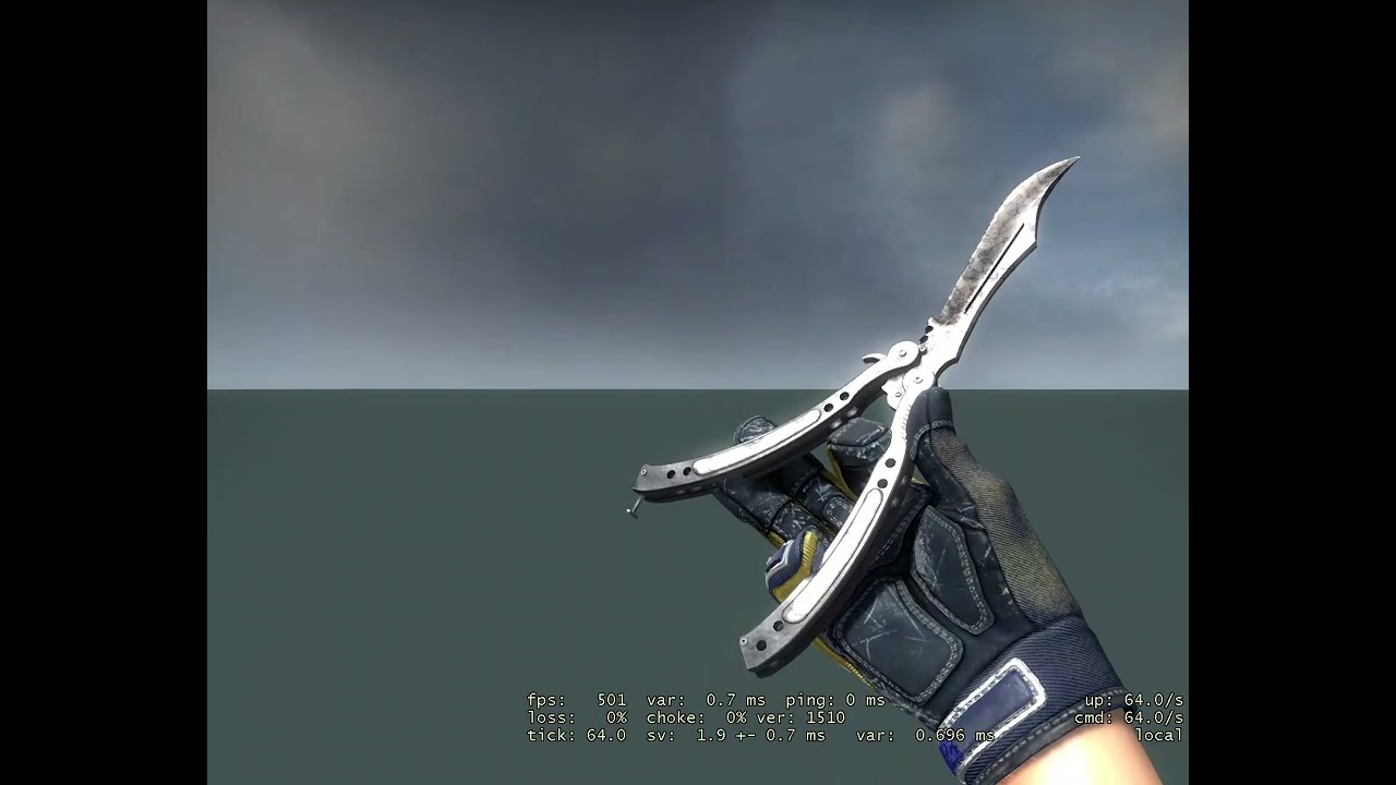 CS:GO skins Butterfly Knife | Stained and Specialist Gloves | Field ...