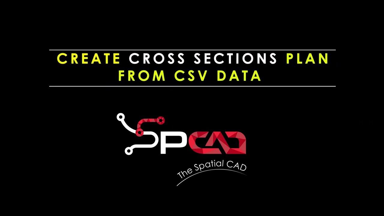 Plot Cross-sectional Data in CAD. - YouTube