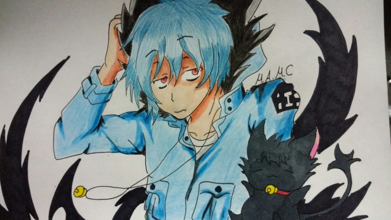 Como Dibujar a Kuro /Servamp/Dibujando con Manu - YouTube