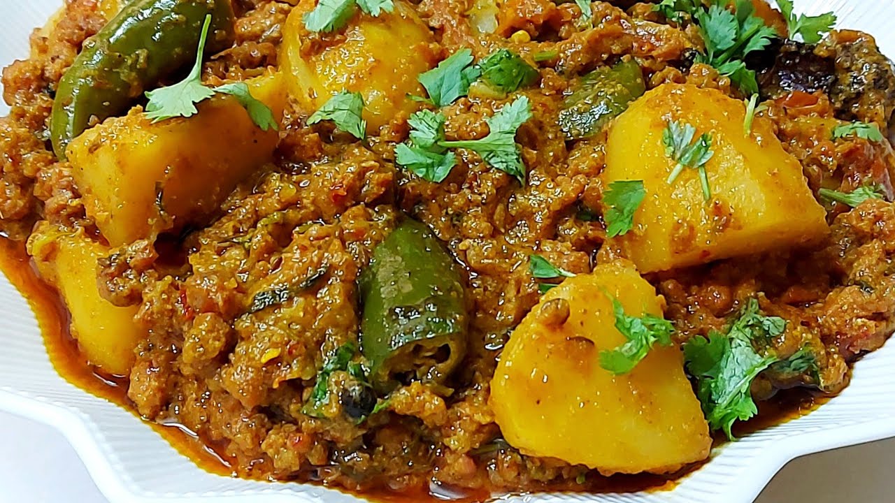 Easy Aloo Keema Recipe | आलू कीमा | Qeema Aloo Recipe | Kheema Recipe ...