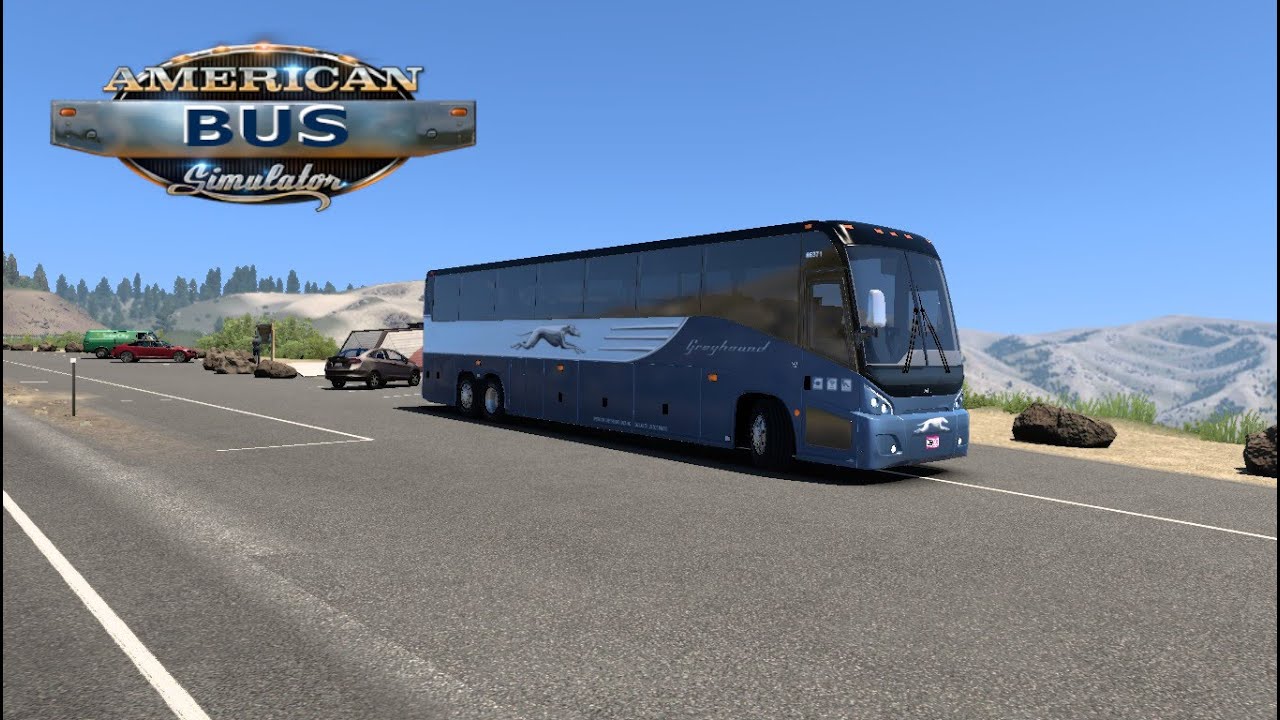 American Bus Simulator 1.49 l Kansas DLC l MCI Greyhound l Passenger ...