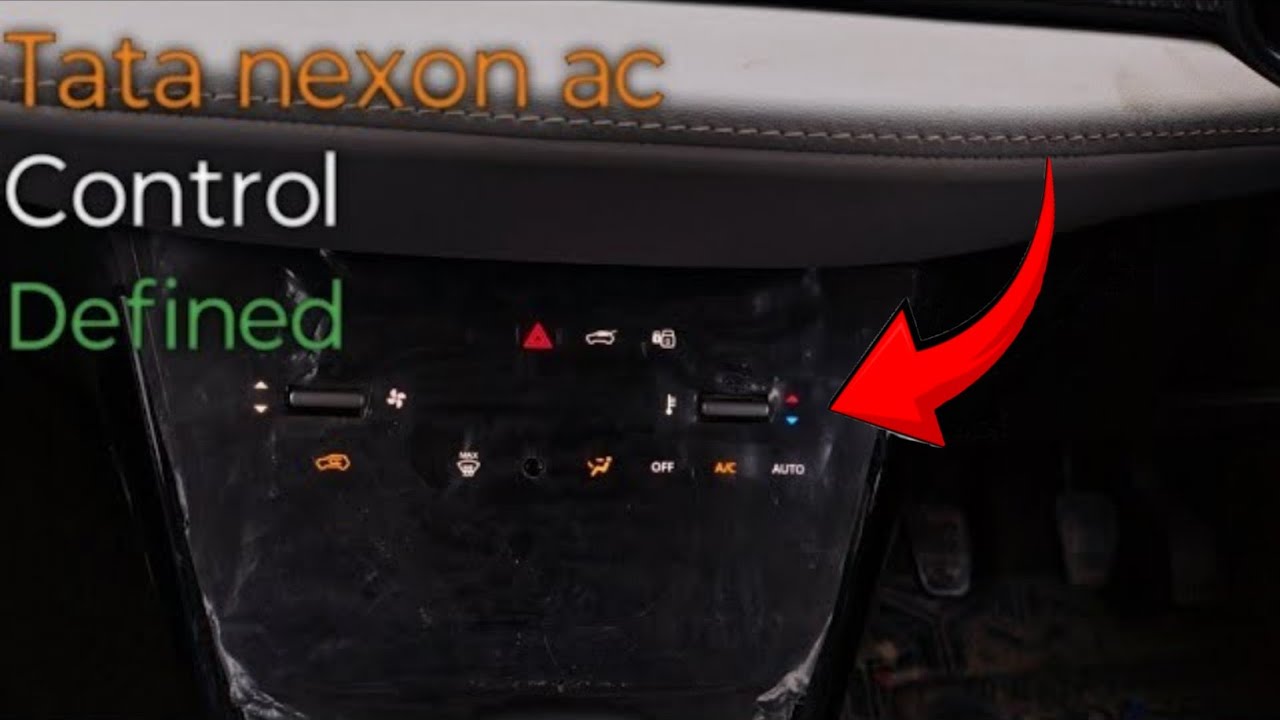 new tata nexon ac control defined!!!how to use Nexon facelift ac ...
