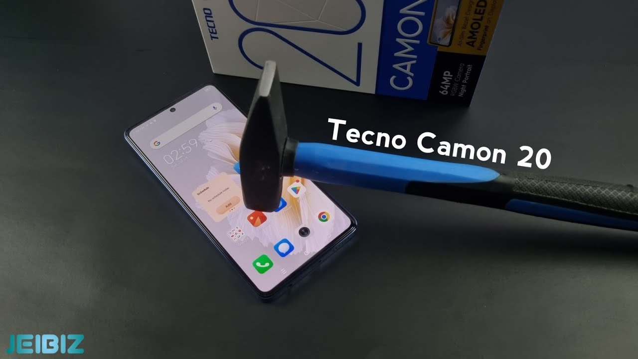 Tecno Camon 20 Screen Scratch Test 🛠️🔨 - YouTube