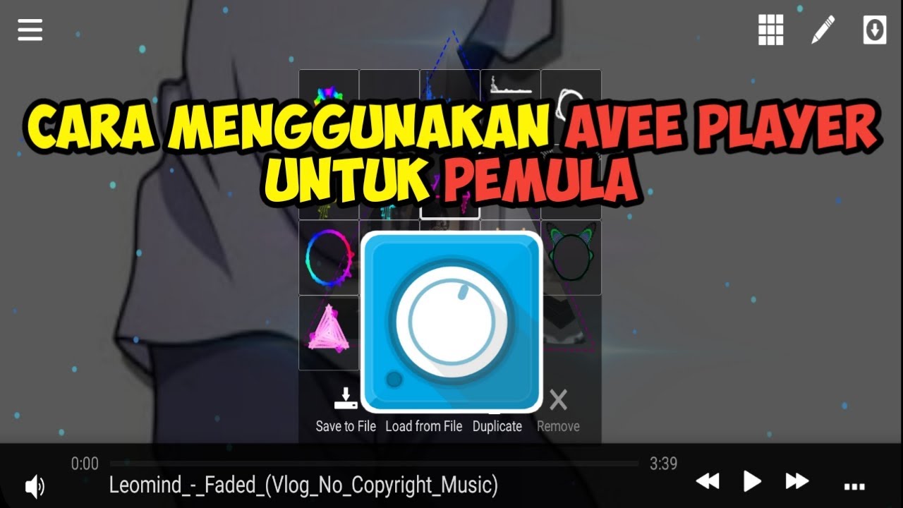 TUTORIAL MENGGUNAKAN AVEE PLAYER UNTUK PEMULA MUDAH DAN SIMPEL - YouTube