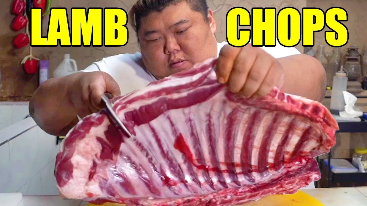 Challenge the whole lamb chops, tearing and chewing with bare hands ...