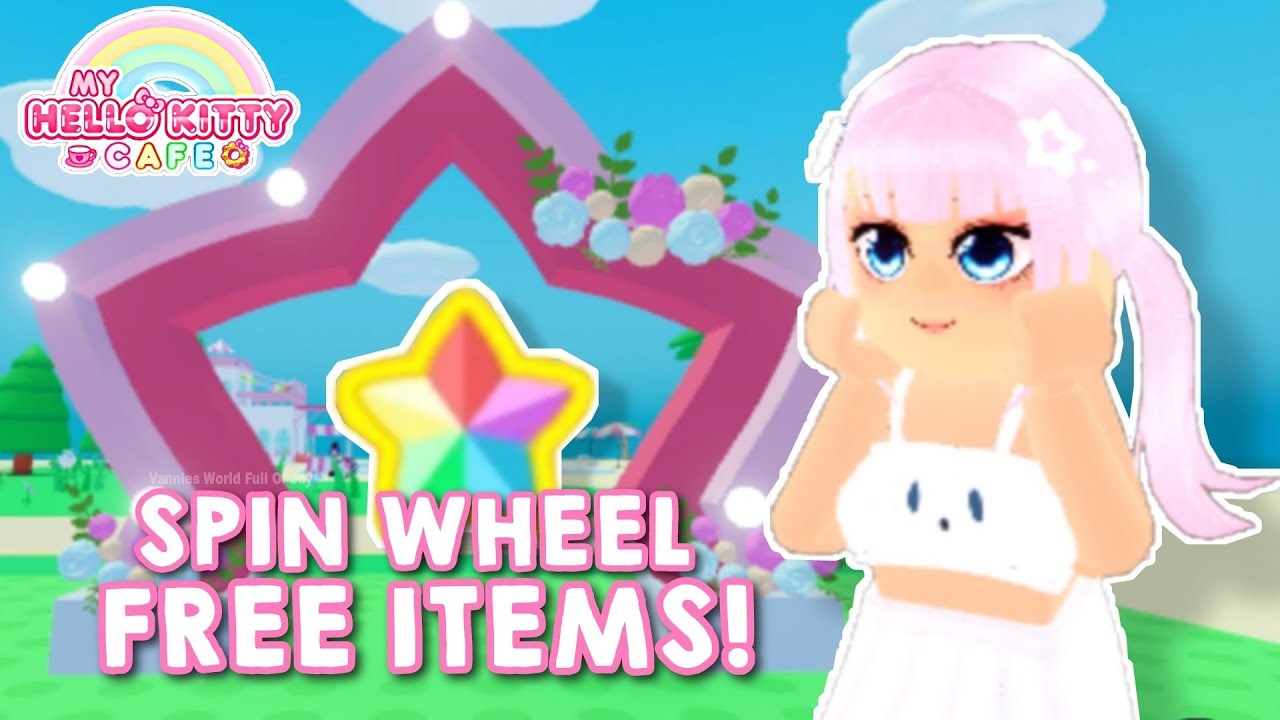 ️FREE ITEMS ️ FROM SPIN WHEEL PLAY TIME REWARDS IN MY HELLO KITTY CAFE ...