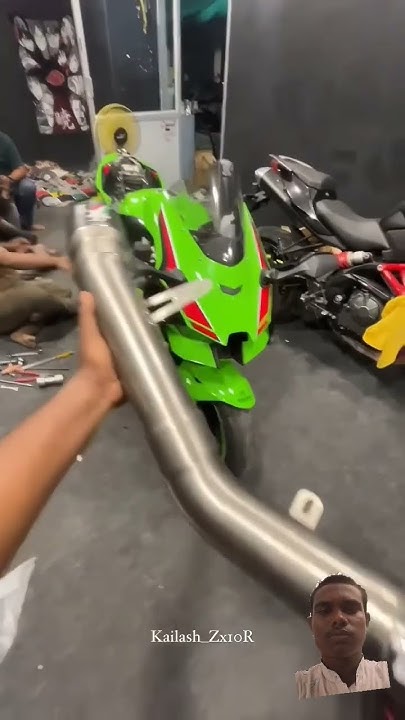 July 9, 2024.Zx10R Exhaust Changed | Kailash_Zx1 - YouTube