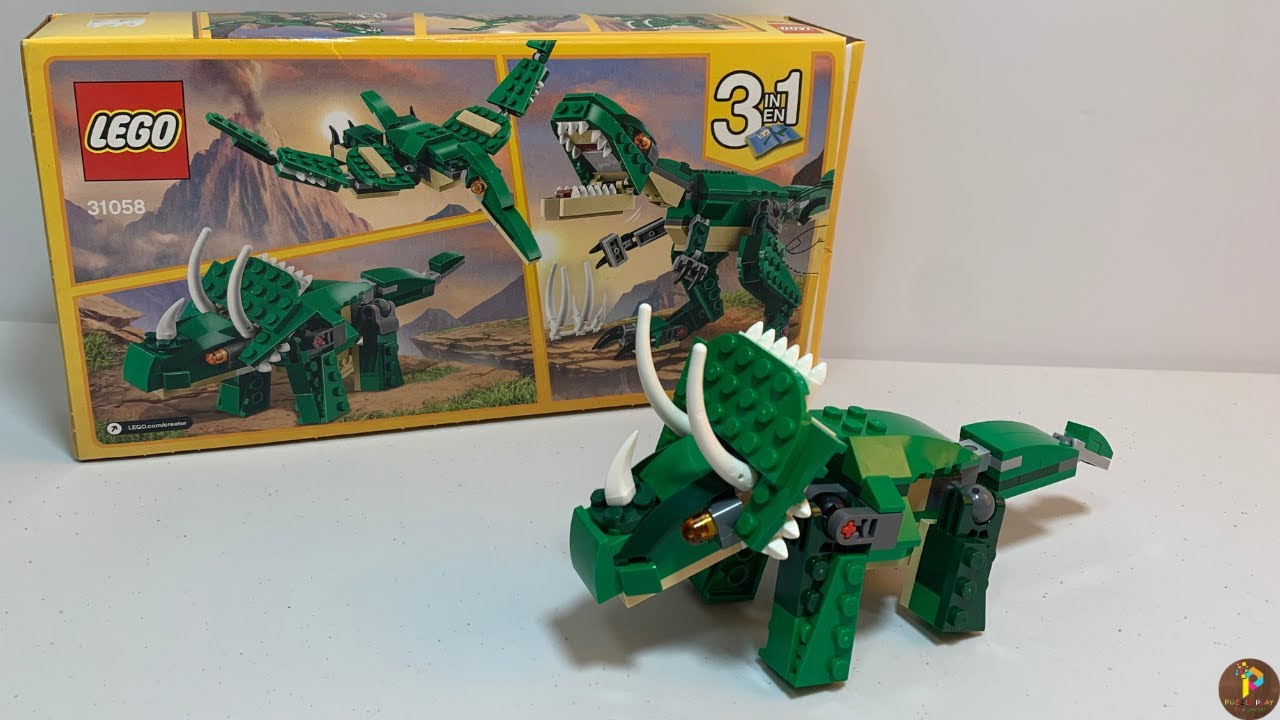 LEGO Creator 31058 Triceratops Build - YouTube