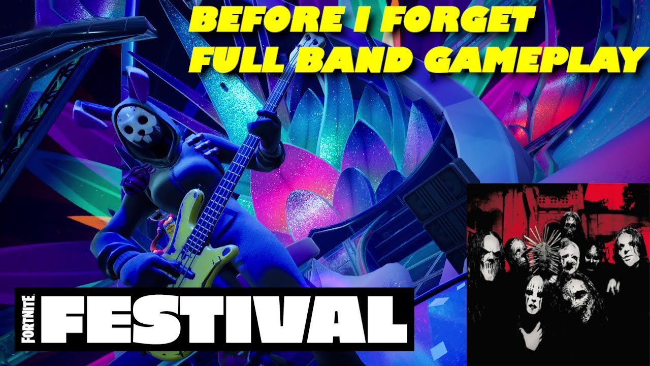Before I Forget - Slipknot [Expert Fortnite Festival Gameplay - Full ...