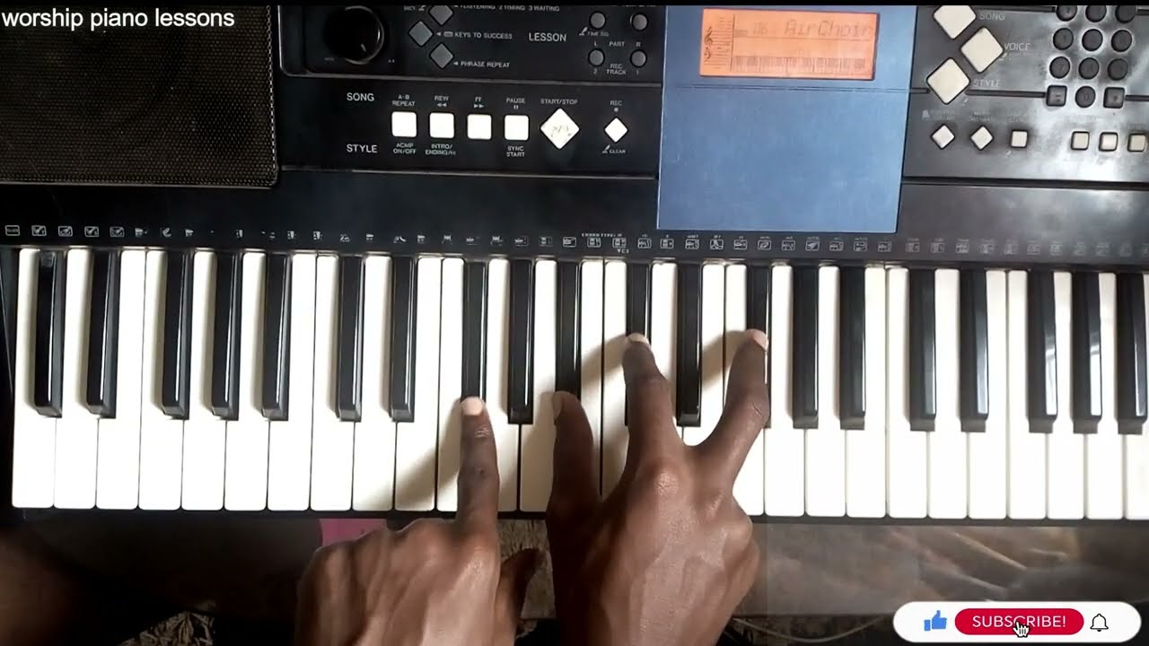 kijito cha utakaso_ piano tutorial _ for beginners - YouTube