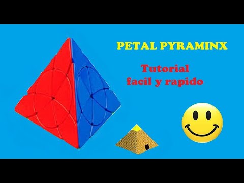 tutorial, resolver petal pyraminx, fácil y rápido - YouTube