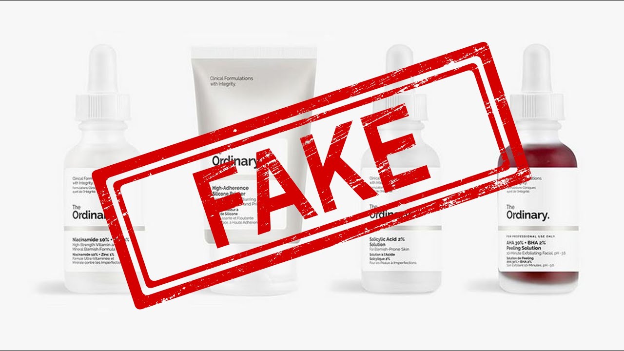 ATTENTION THE ORDINARY FAKE !!! ALIEXPRESS & WISH - YouTube