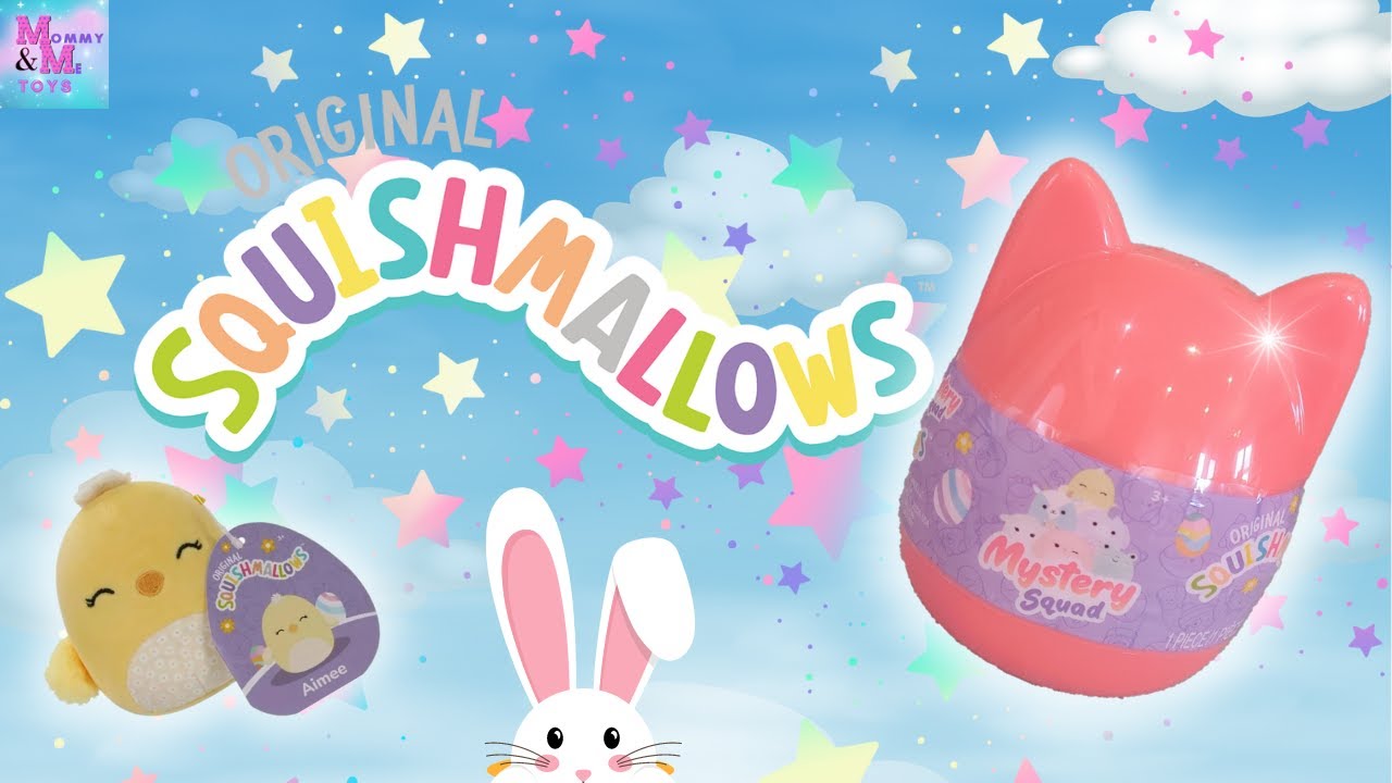 SQUISHMALLOWS MYSTERY SQUAD EASTER PLUSHIES UNBOXING REVIEW! - YouTube