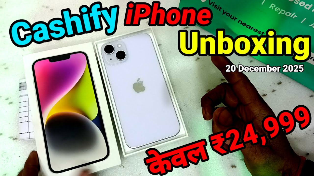 Cashify iPhone 14 Unboxing 2024 || देखिये इस बार कौनसा iPhone लिया और ...