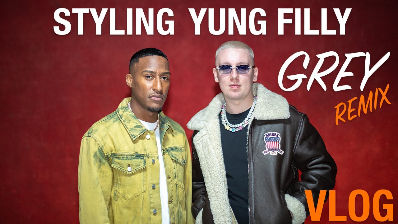 Styling Yung Filly For 'Grey Remix' featuring Aitch | VLOG - YouTube