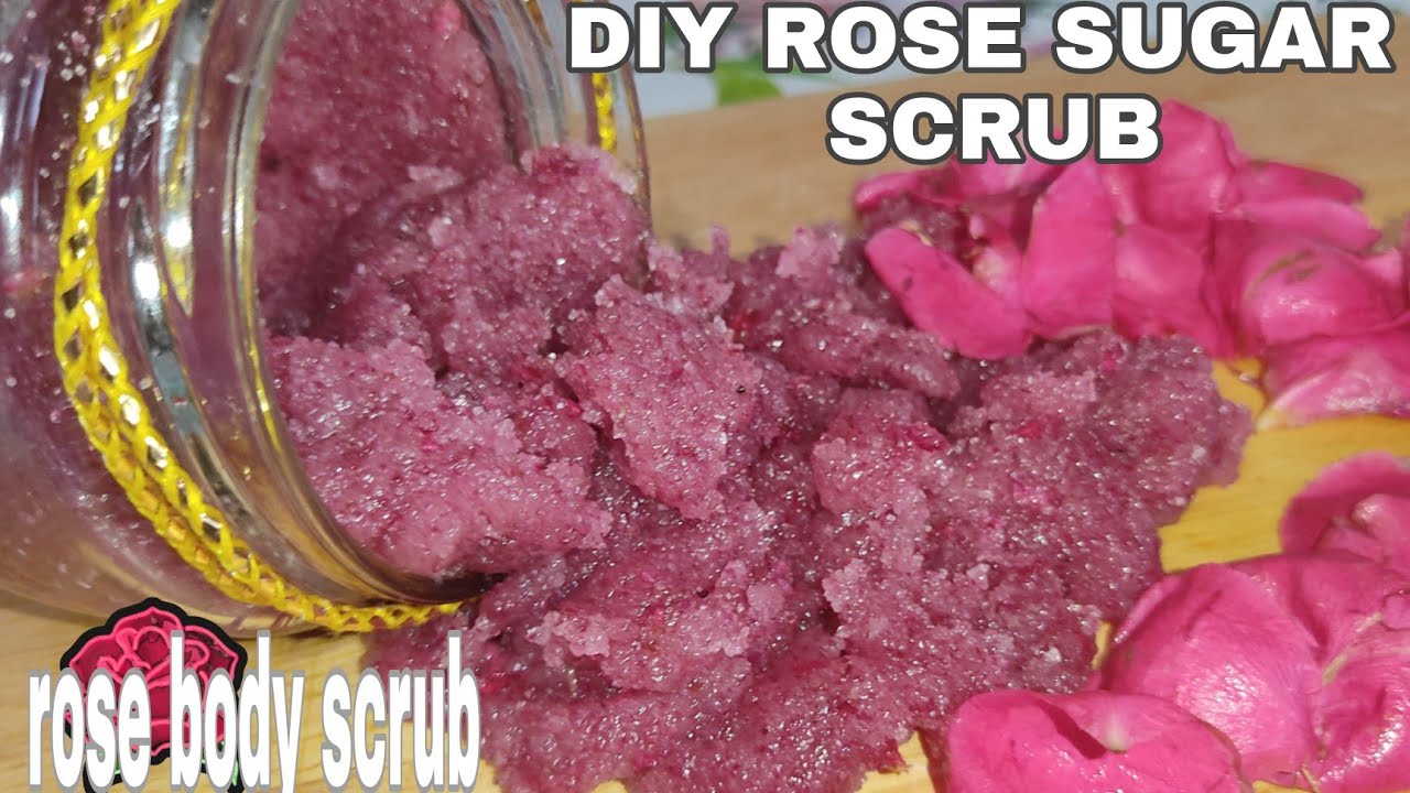 HOW TO MAKE ROSE BODY SCRUB - YouTube