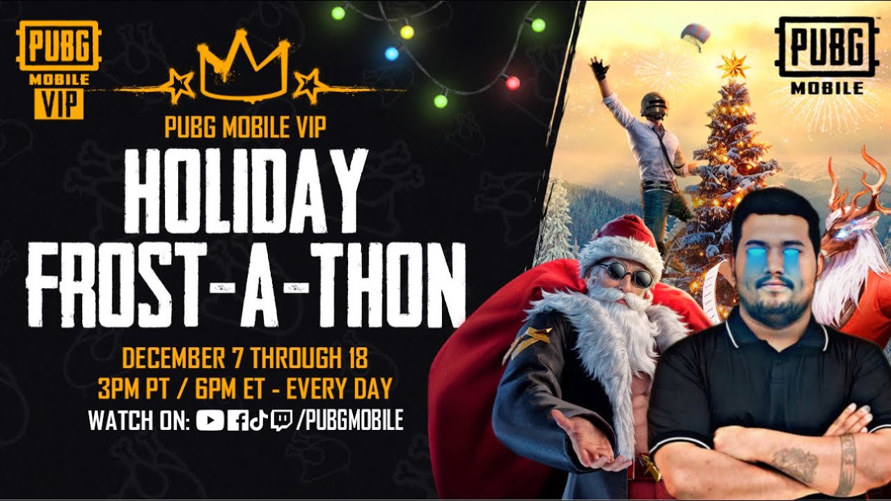 PUBG MOBILE VIP Holiday Frost-a-Thon: Winter Wonders @PUBGMOBILE - YouTube