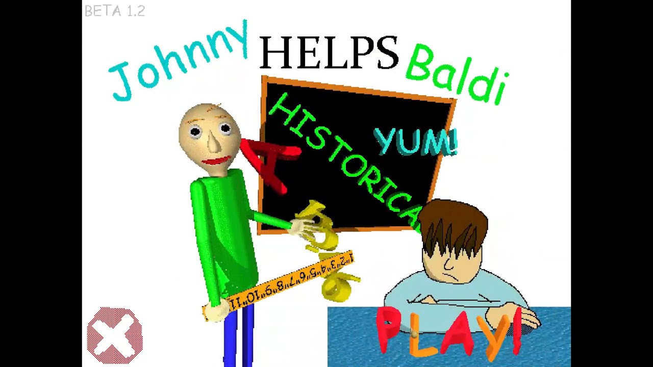 Johnny Helps Baldi Baldi's Basics Mod - YouTube