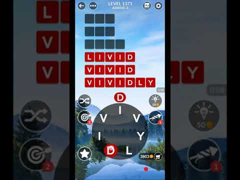WORDSCAPES UNCROSSED LEVEL 1371 NEW UPDATE masaya ang mga salita - YouTube