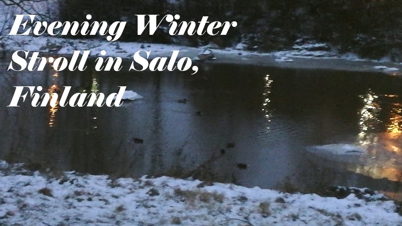 Evening Winter Stroll in Salo, Finland ️☃️🌲 / Vlog - YouTube