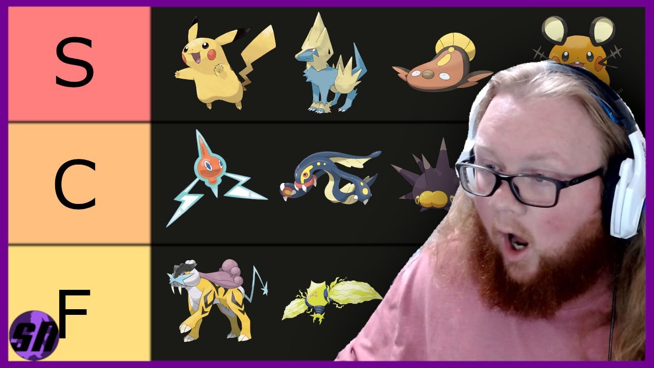 The Most Accurate Electric Type Pokémon Tier List - YouTube