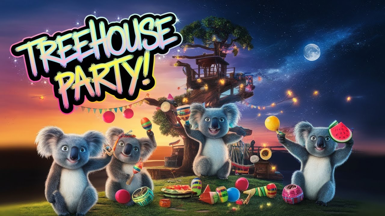 🎵 "Koala Treehouse Party! 🐨 Fun Koala Dance & Sing-Along Song for Kids ...
