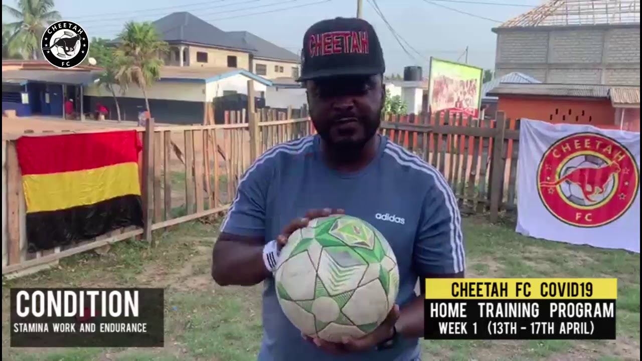 Cheetah FC Covid-19 Home Training Program. - YouTube