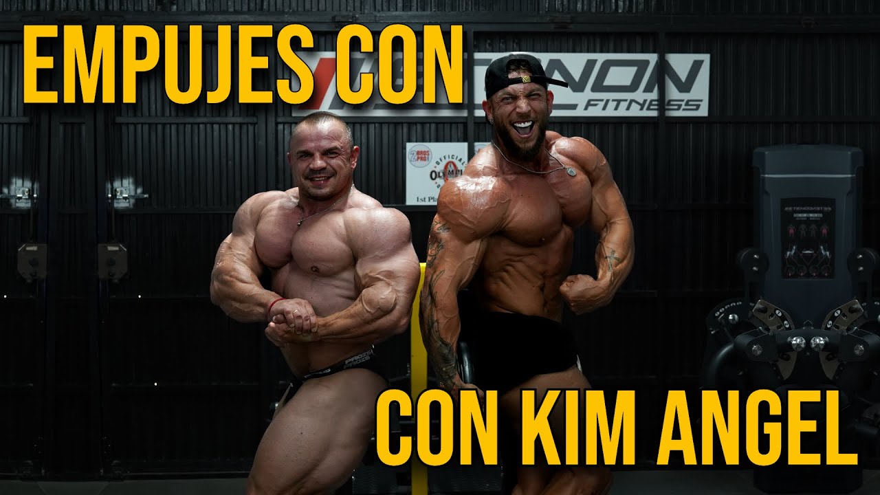 ENTRENO EMPUJES CON KIM ANGEL AL FALLO - YouTube