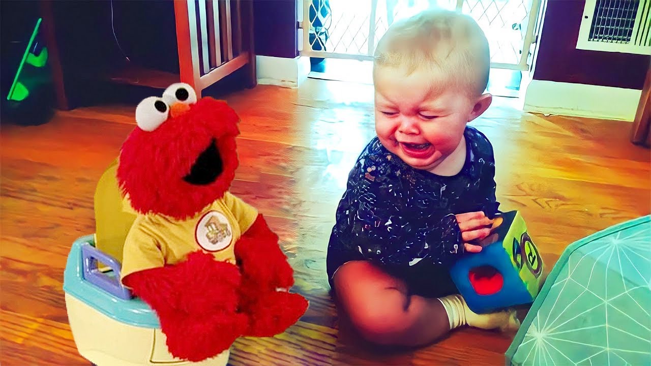 Try Not To Laugh : Funny Reaction Babies Play Toys #4 | Funny Baby ...
