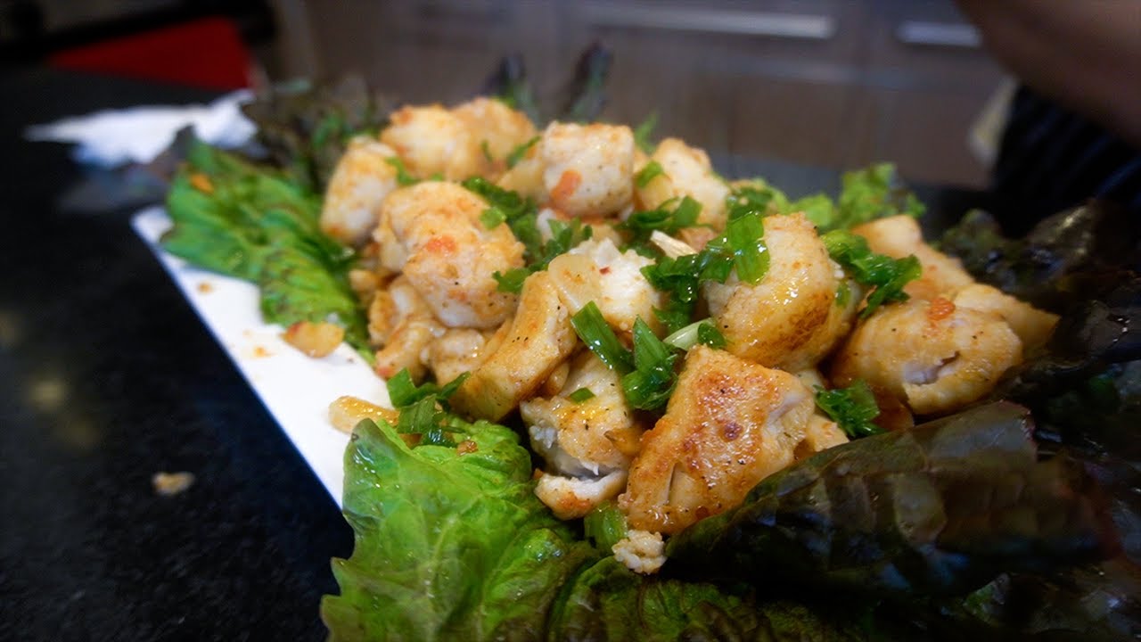 Simple Recipe Garlic & Butter Fried Fish - YouTube