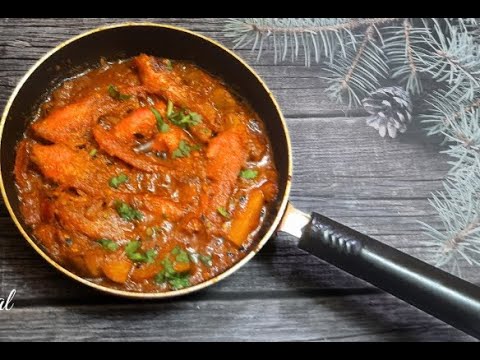 AMODI MACHER JHAL || a delightful Bengali fish curry that warms both ...