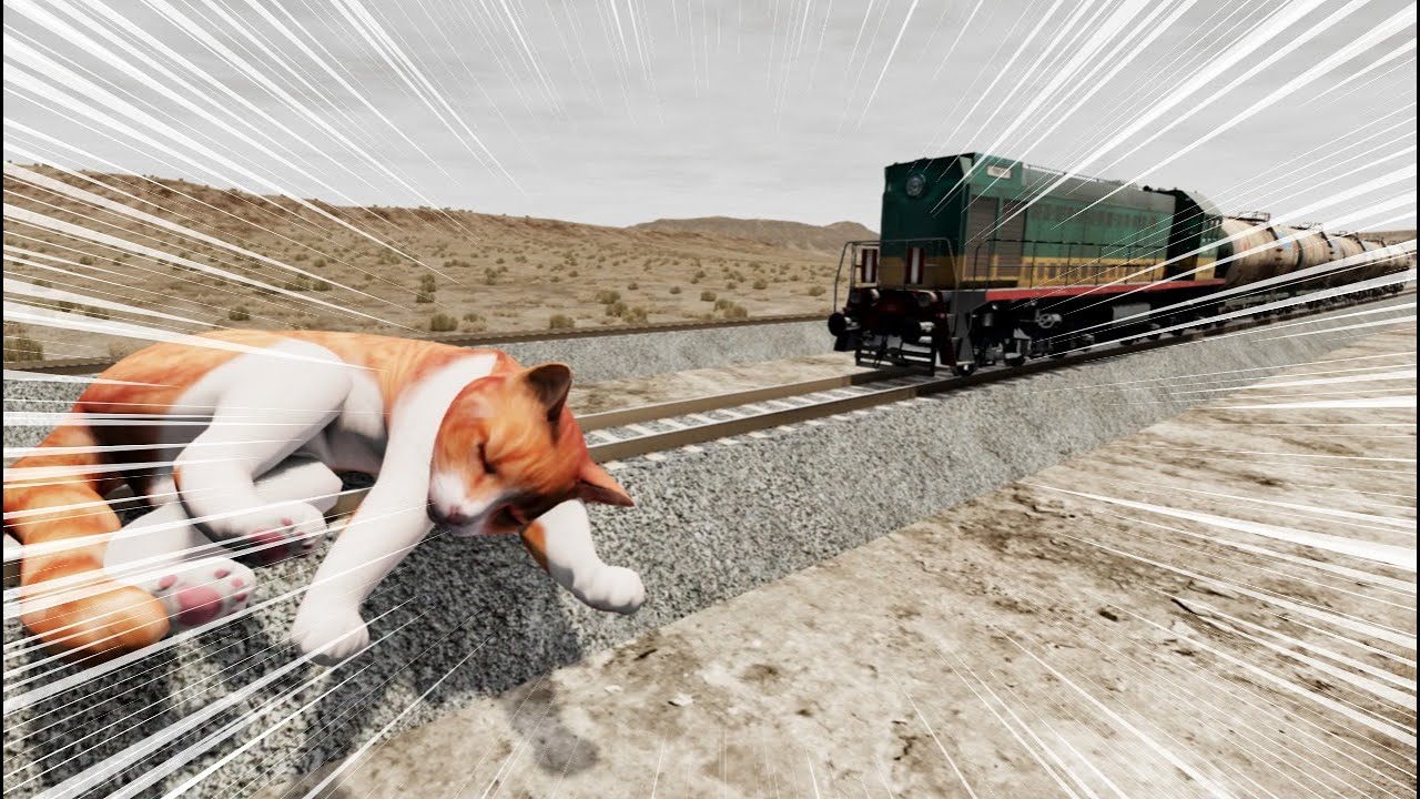 Destroy all cars with a giant cat building. #8 🥵 BeamNG.drive - YouTube