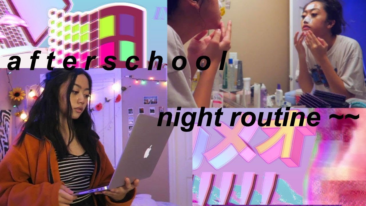 AFTER SCHOOL NIGHT ROUTINE 2017 - YouTube