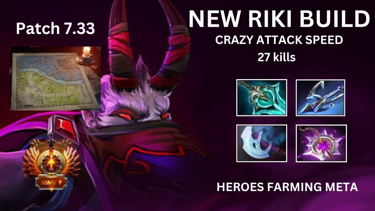 Broken Riki Build - Patch 7.33 - Crazy attack speed - 27 kills - Dota 2 ...