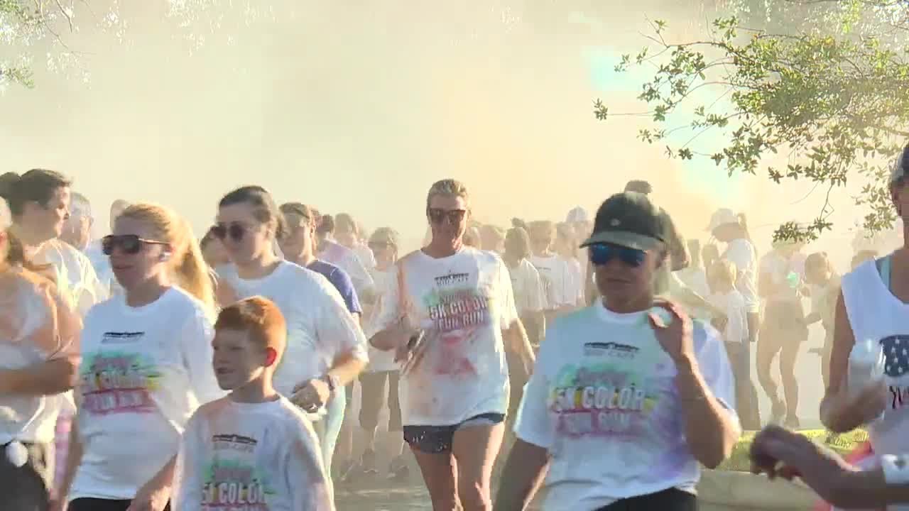 5k Color Fun Run in Cape Coral - YouTube