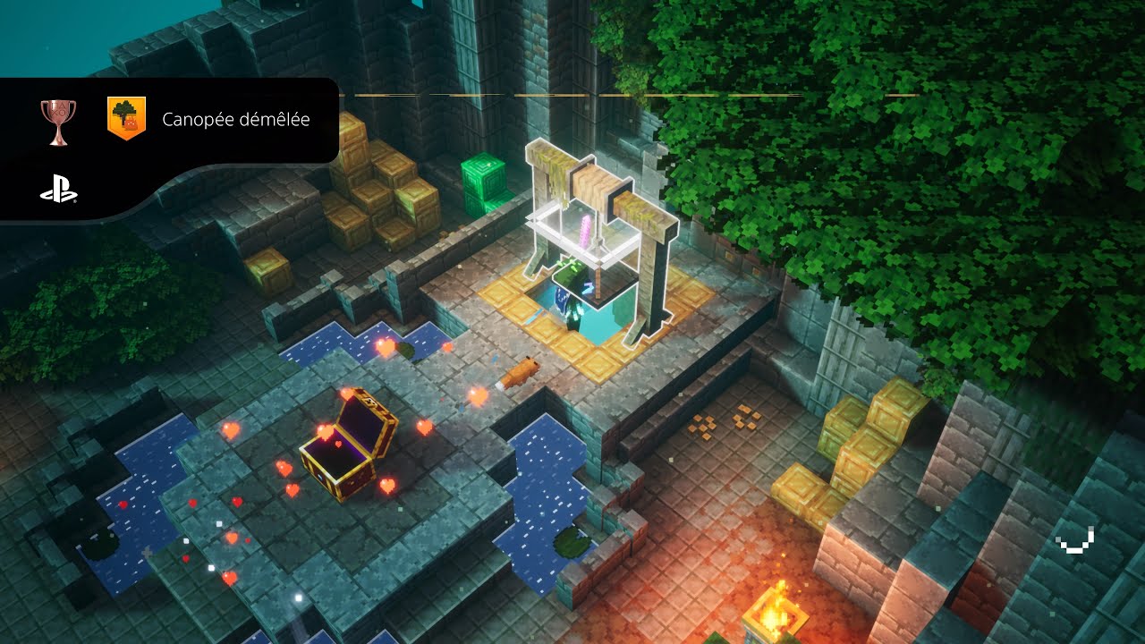Minecraft Dungeons Trophies "Treetop Trespasser" and "Treetop Untangled ...