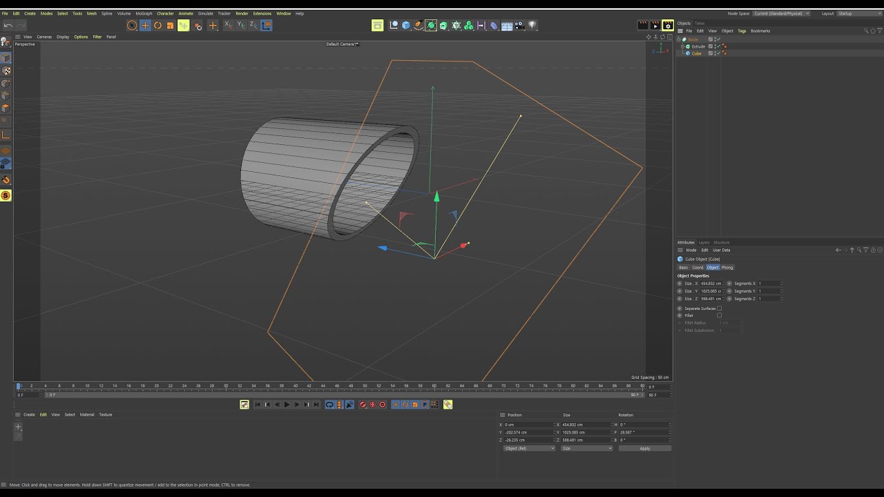 object의 단면을 자르는 방법(how to slice object) - YouTube