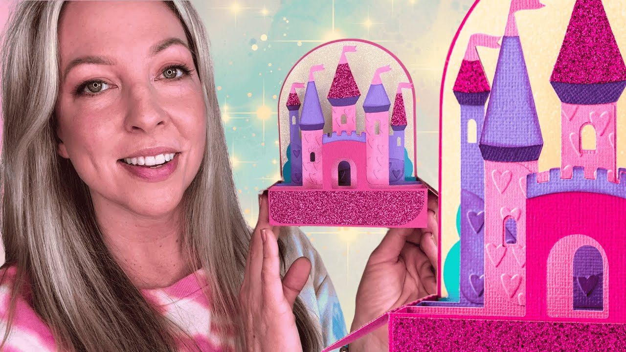 Make a Pop-Up Princess Castle Card with Me | Cricut Cardmaking - YouTube