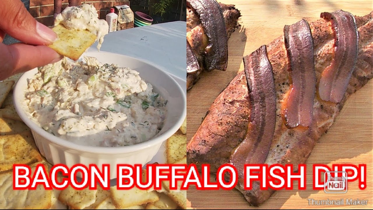 HICKORY SMOKED BACON BUFFALO FISH DIP! (Easy To Make!) - YouTube