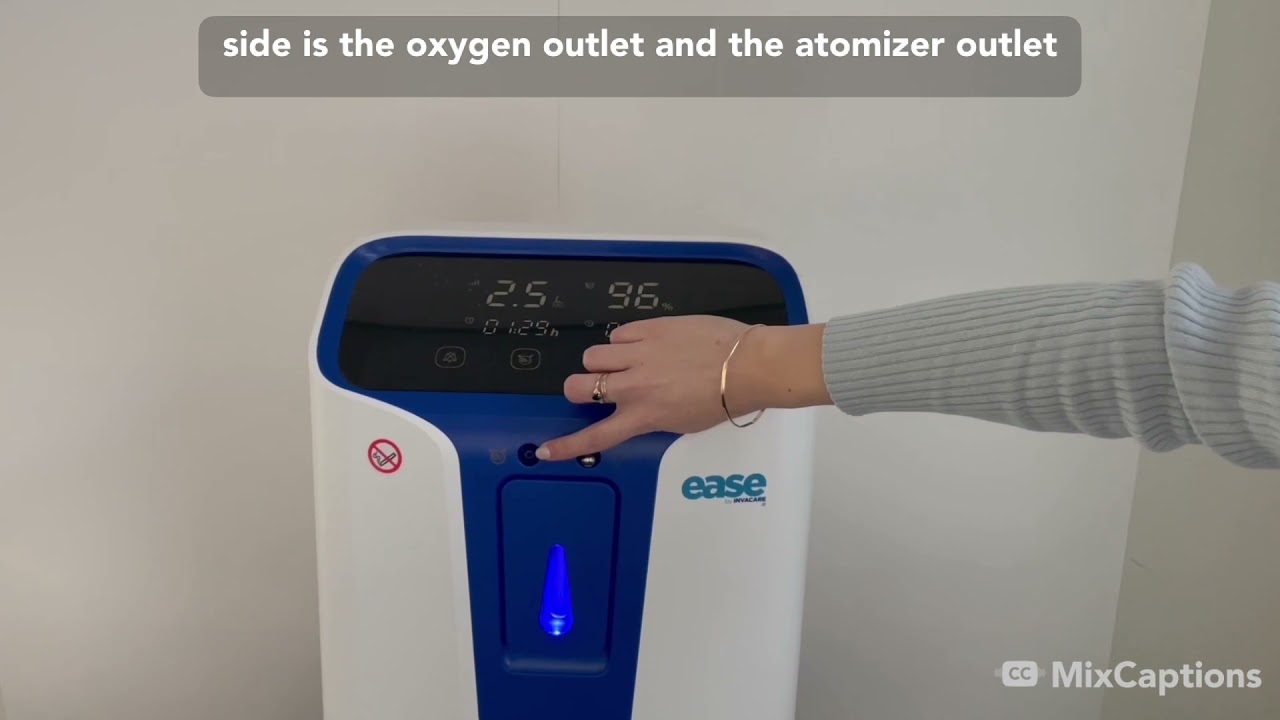How to use the ease by Invacare 5L Oxygen Concentrator - YouTube