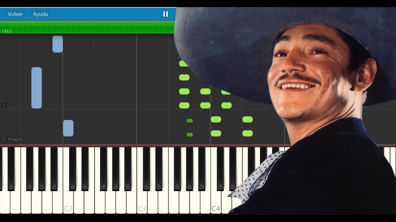 Javier Solis / Payaso / Piano Tutorial - YouTube