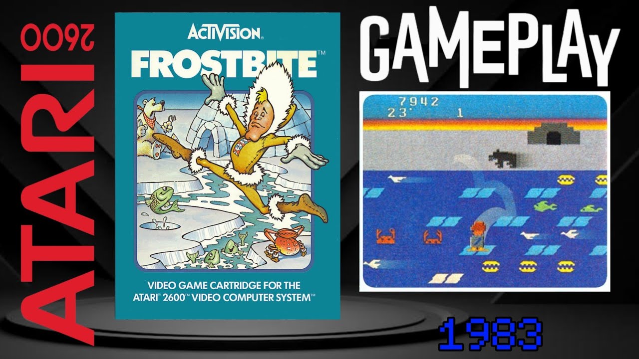 FROSTBITE - Atari 2600 Gameplay - YouTube