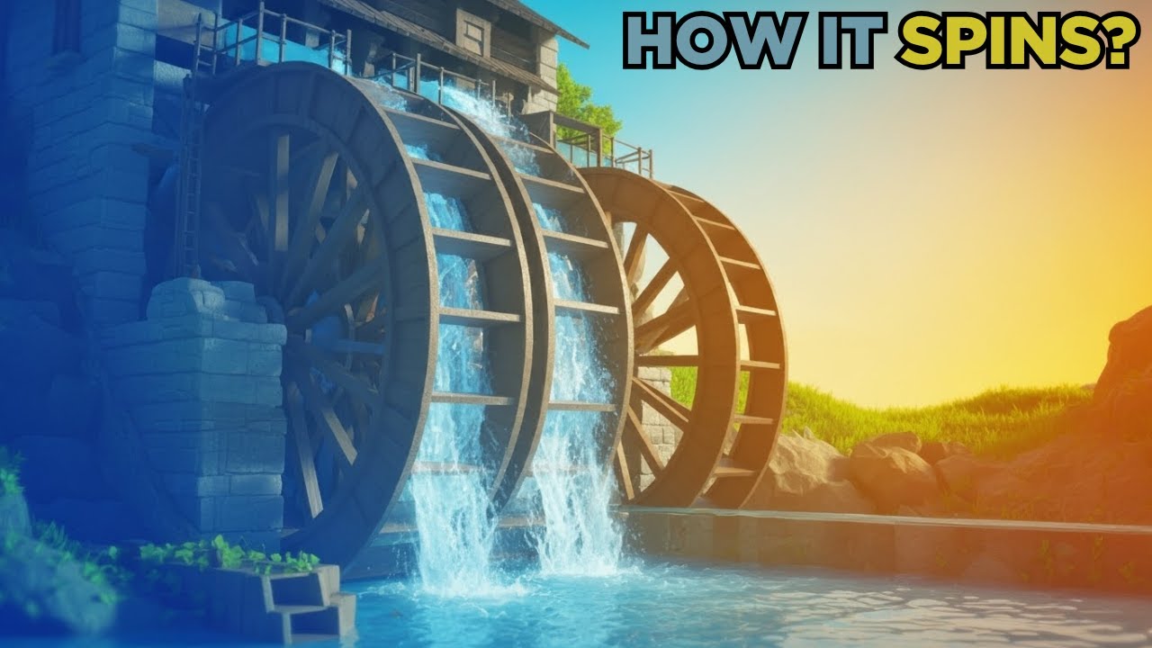 How a Water Mill Works | 3D Animation Explained - YouTube