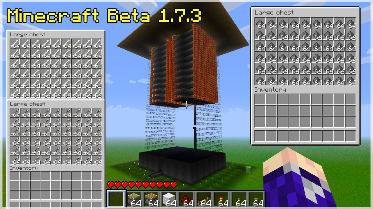 How to Build the Best Hostile Mob Farm in Minecraft Beta 1.7.3 ...