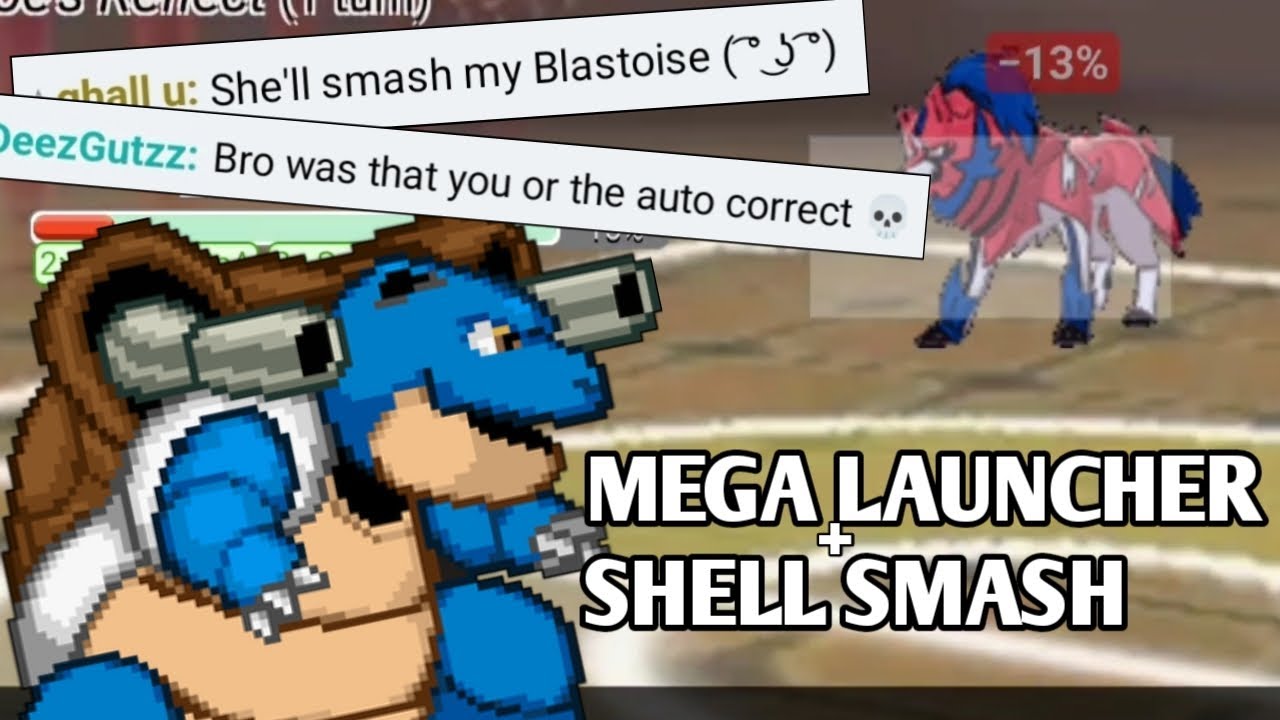 MEGA LAUNCHER + SHELL SMASH BLASTOISE IS CRAZY IN AAA - YouTube