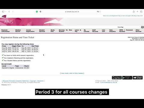 How to add drop course - YouTube