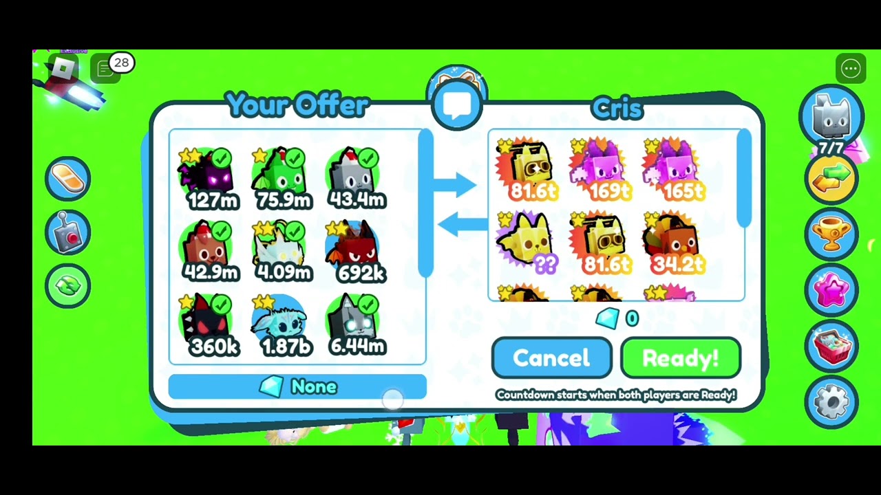 trading in pet sim x - YouTube