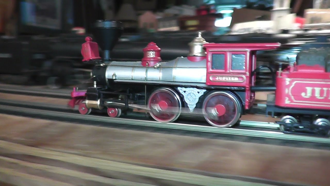 HO Bachmann Jupiter 4-4-0 Runs On Track C.P.R.R. Central Pacific Rail ...