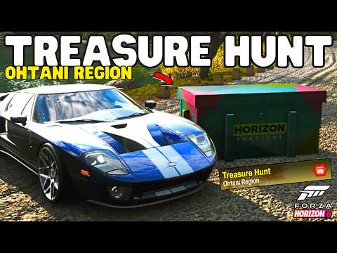 Forza Horizon 6-How to complete Treasure hunt OHTANI REGION-Treasure location-S1 Festival playlist